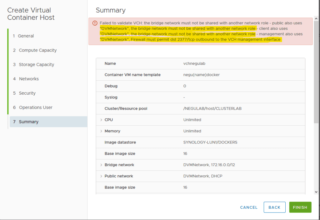 Configuracion VMware Virtual Container Host - Blog Virtualizacion