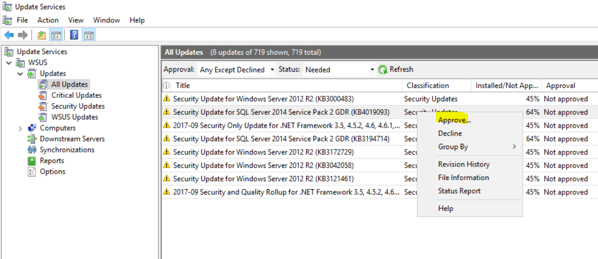 Configurar actualizaciones en WSUS - Blog Virtualizacion