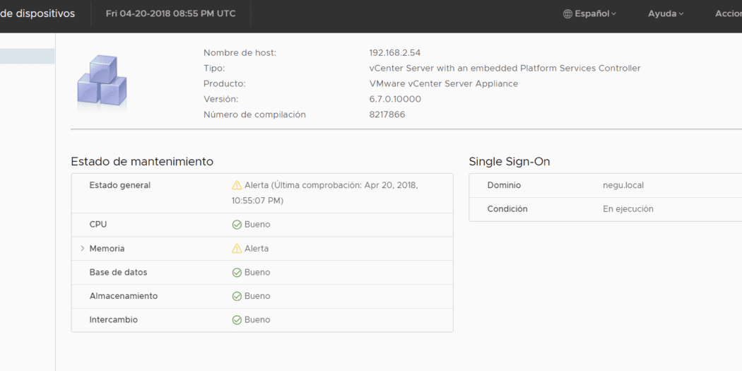 Backup configuración VMware vCenter - Blog Virtualizacion