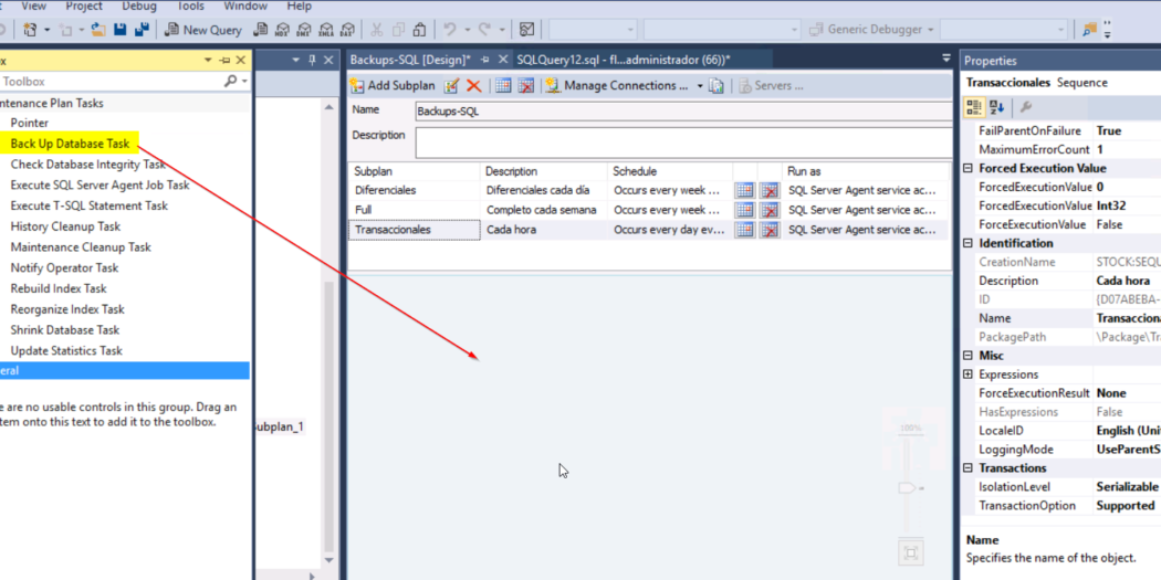 Crear Backup y Tarea de mantenimiento para SQL Availability Groups ...