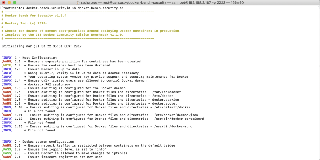 Hardening Contenedores: Docker Bench Security - Blog Virtualizacion