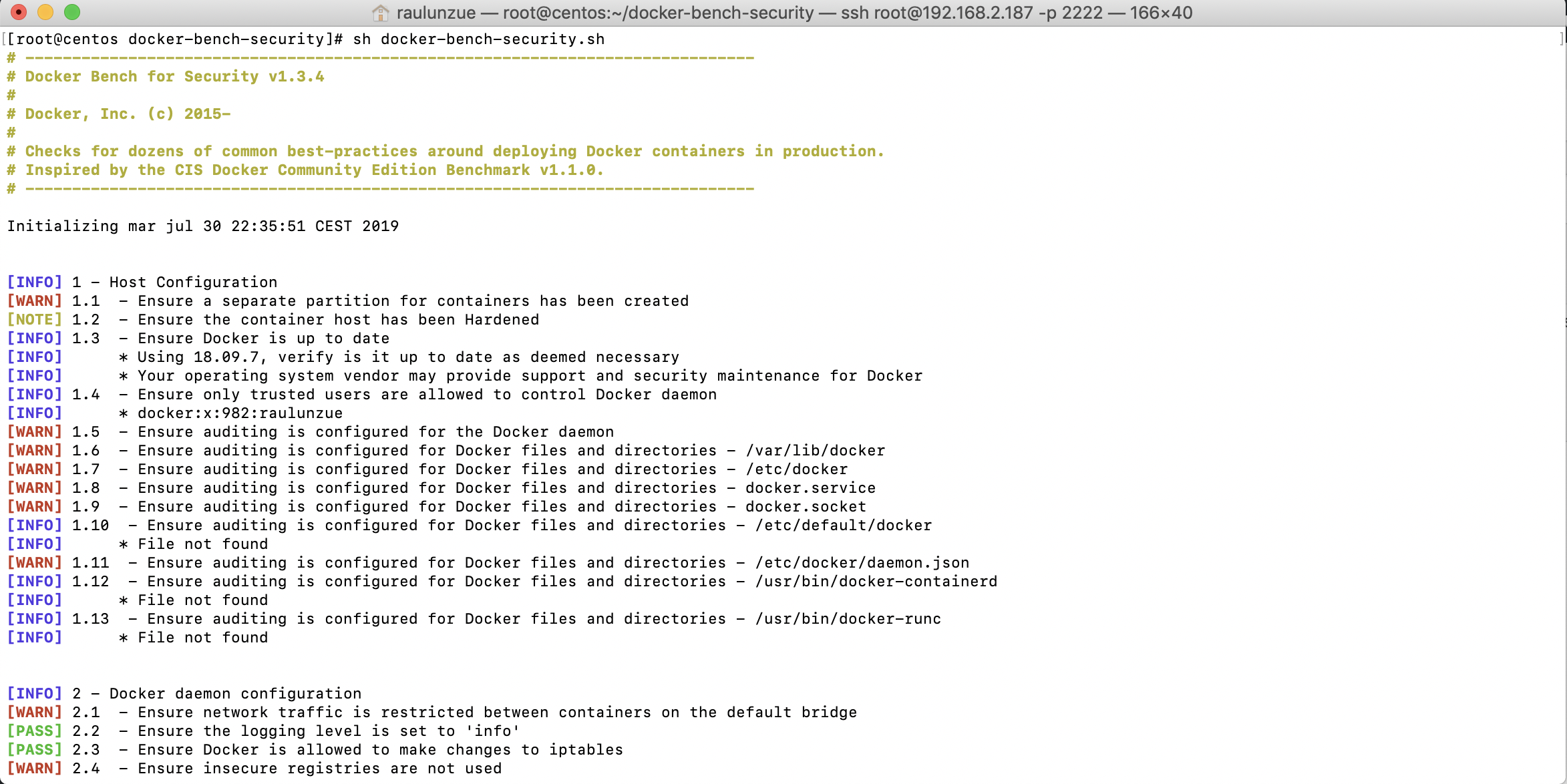 Hardening Contenedores: Docker Bench Security - Blog Virtualizacion