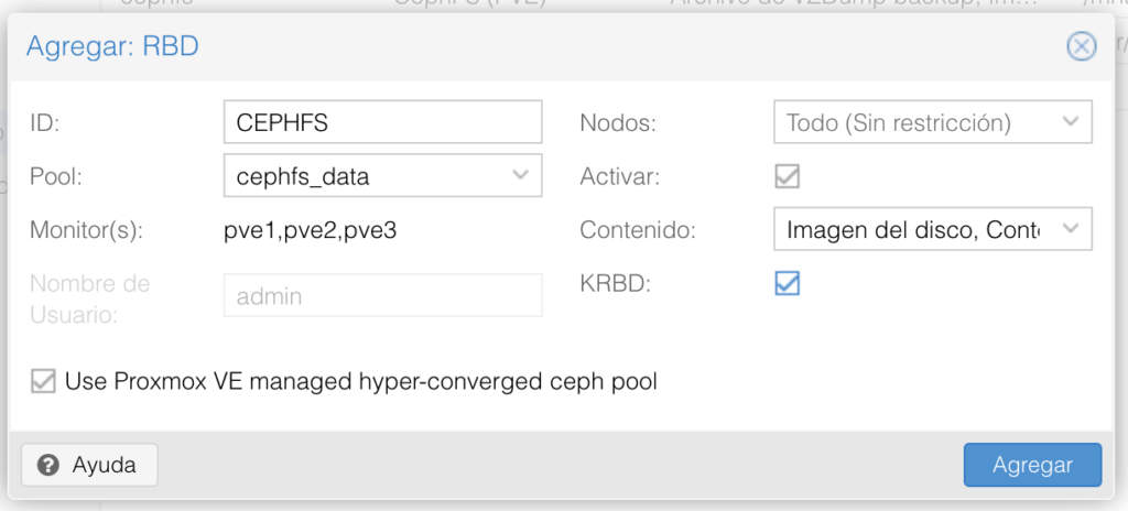 Instalacion Cluster Proxmox con 3 nodos y CephFS - Blog Virtualizacion