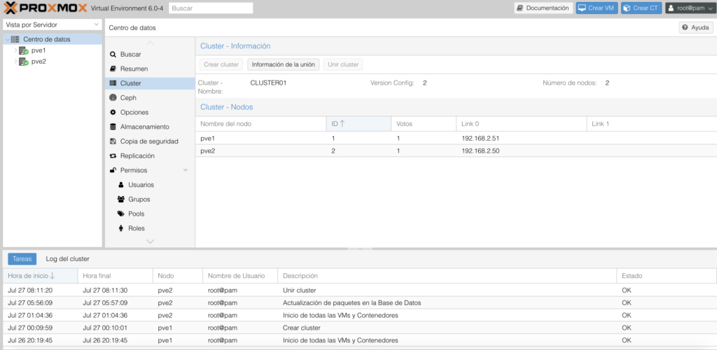 Crear cluster Proxmox con Ceph - Blog Virtualizacion