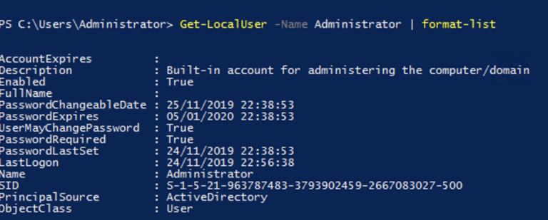 Powershell: Extraer SID de Username y viceversa - Blog Virtualizacion
