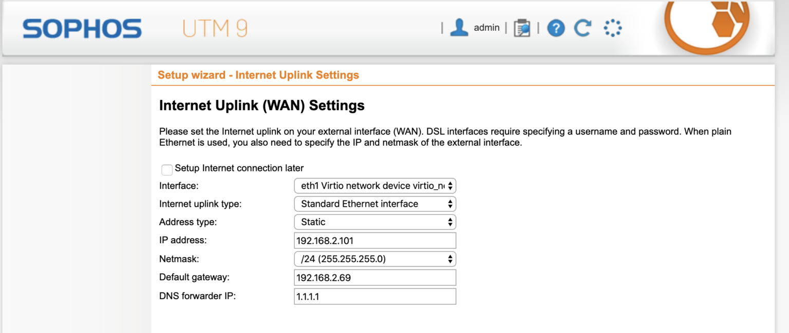 Instalar Sophos UTM en Proxmox - Blog Virtualizacion