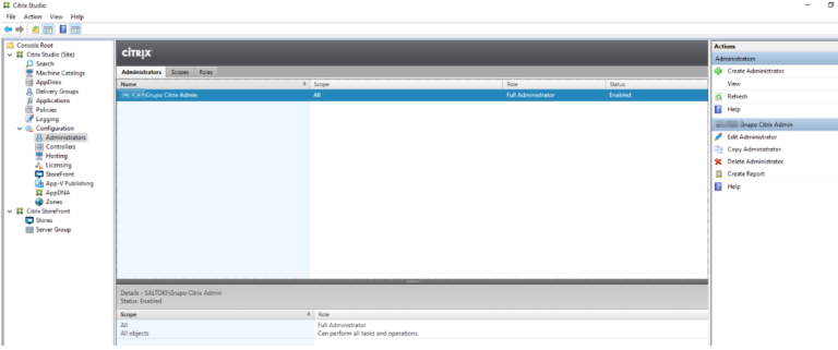 Citrix: Configurar Citrix Studio para diferentes operadores - Blog ...