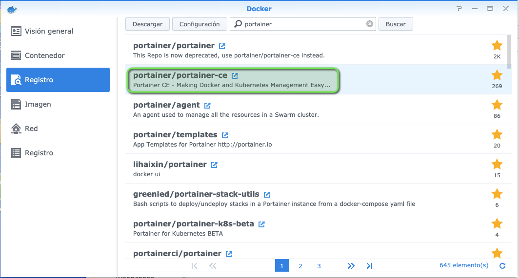 Synology: Instalar Portainer para gestionar Docker - Blog Virtualizacion