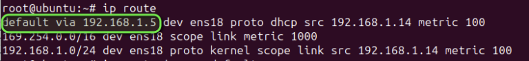 Linux: Comando para saber gateway o puerta de enlace - Blog Virtualizacion