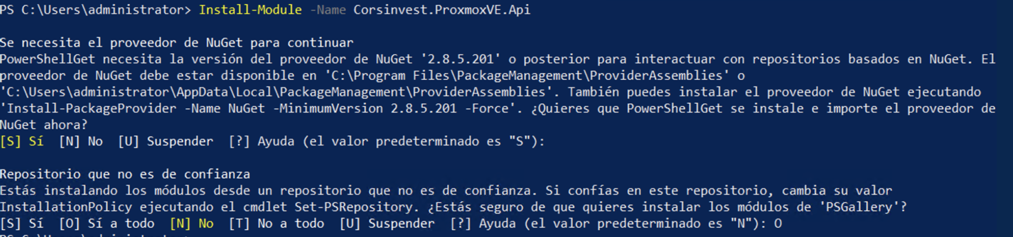 Proxmox: Gestionar host con Powershell - Blog Virtualizacion