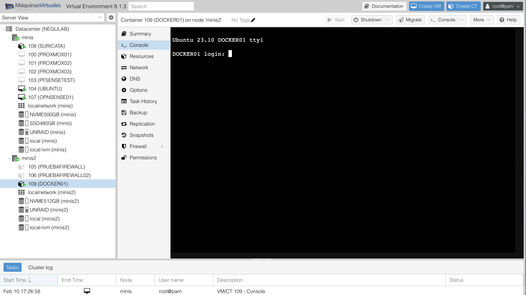 Instalar Docker sobre contenedor LXC Proxmox - Blog Virtualizacion