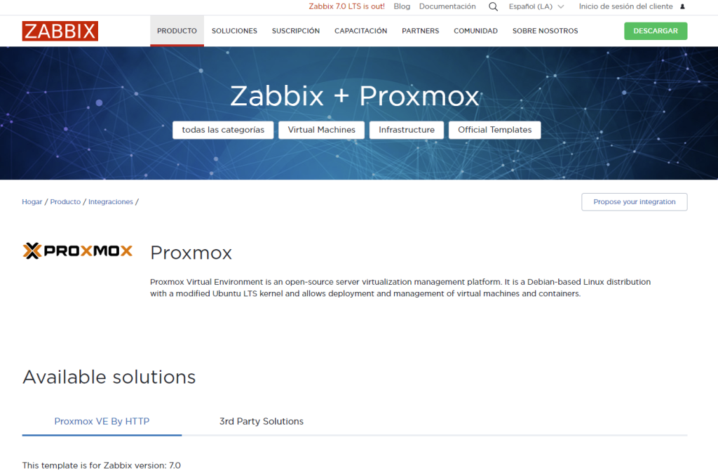 Proxmox: Integrar host en Zabbix 7 LTS - Blog Virtualizacion