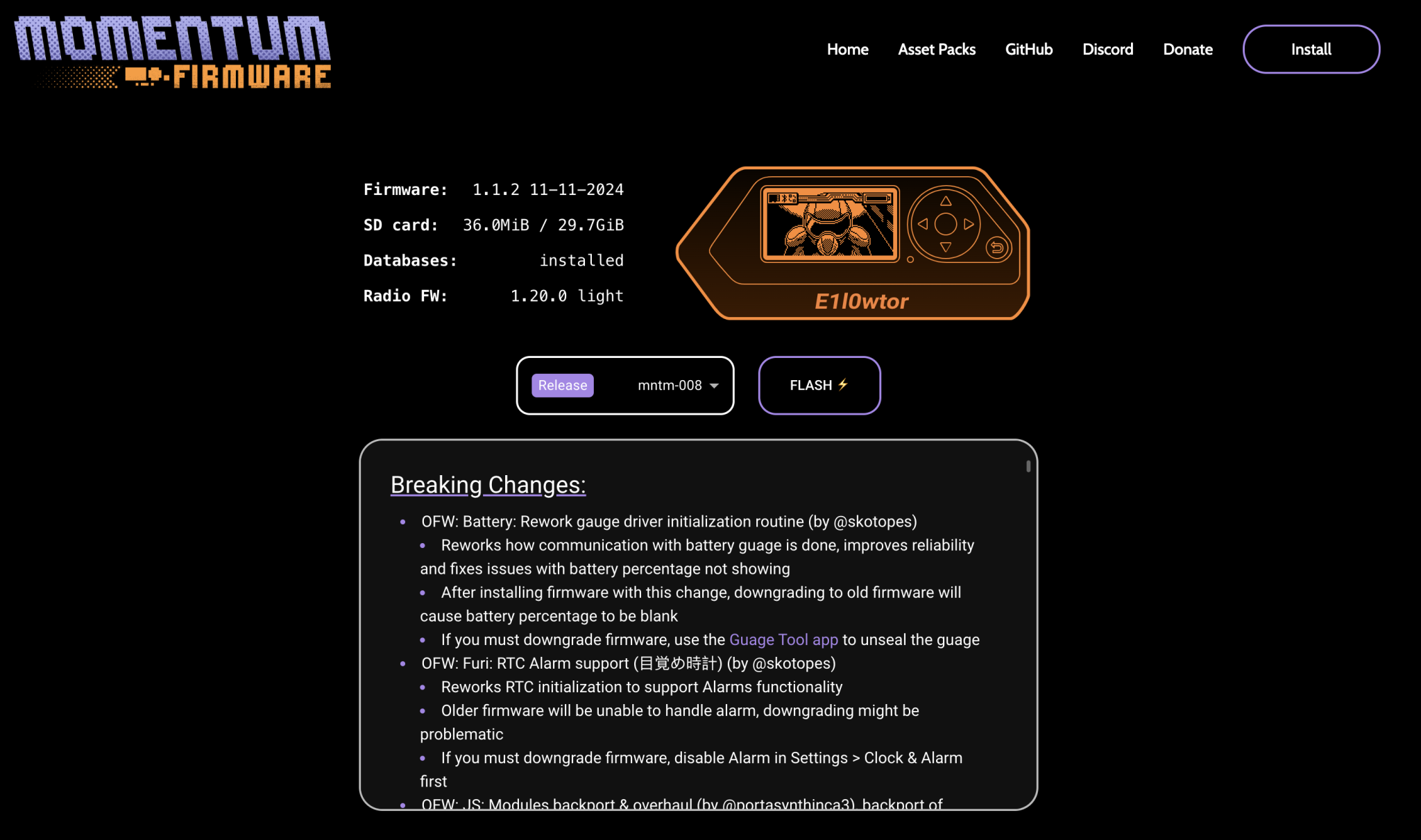 Instalar Firmware Momentum en Flipper Zero - Blog Virtualizacion