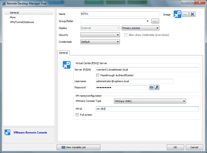 Integrar VMware Remote Console y Remote Desktop Manager - Blog ...