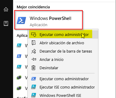Ejecutar Powershell como administrador - Blog Virtualizacion